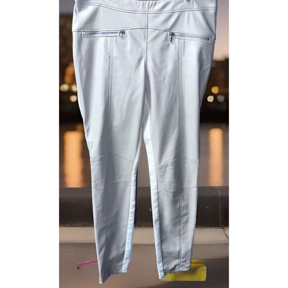 Etcetera | Pants & Jumpsuits | Womens Etcetera Tan Faux Leather Front ...